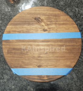 DIY FRONT DOOR ROUND WELCOME SIGN - KAinspired