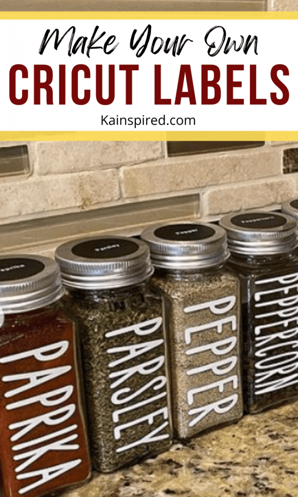 MAKE LABELS WITH A CRICUT KAinspired